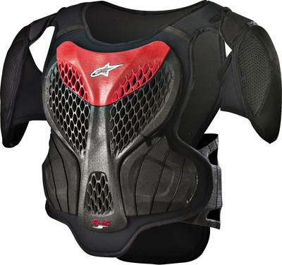 Alpinestars A-5 Youth Body Armour (Large - X-Large, Black/Red) | eBay