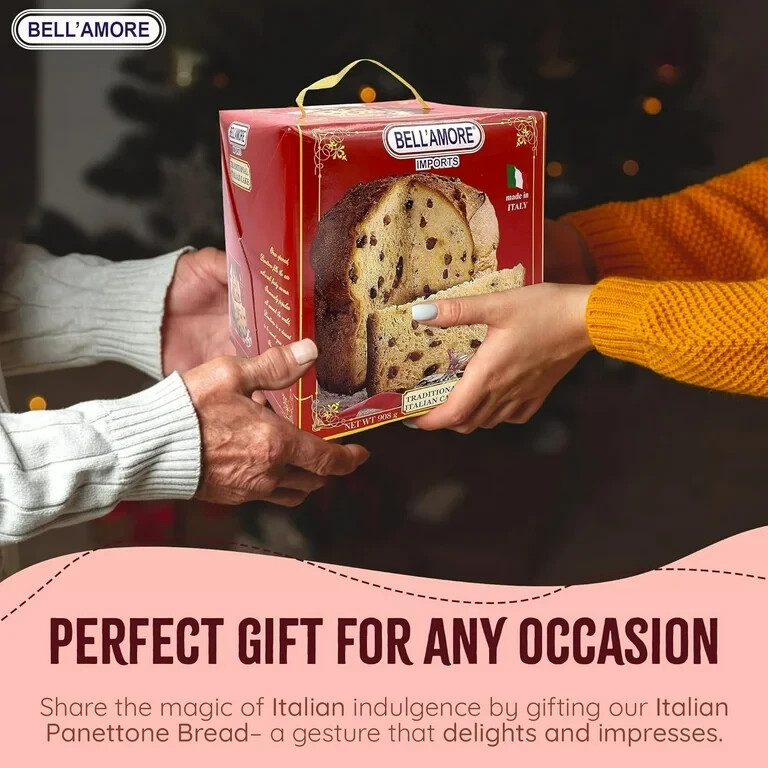Italian Panettone Bellamore Cake - 2lbs of Artisanal Elegance from ...