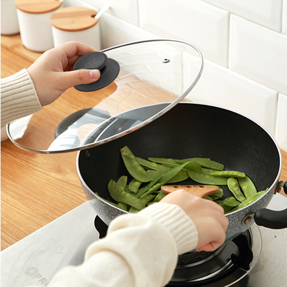 2pcs Pot Lid Handle Heat Resistant Replacement Cookware Parts Repair ...