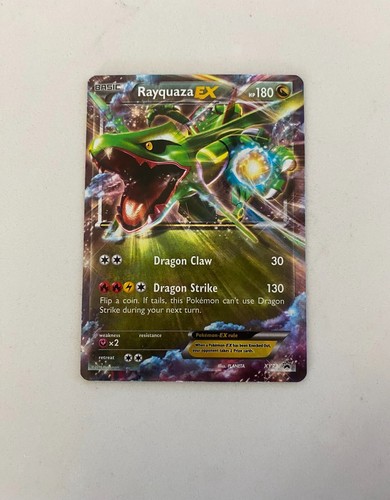Pokemon TCG Rayquaza EX Black Star Promo XY73 Ultra Holo Promo Card NM ...