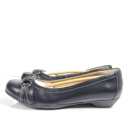 Softspots Women's Posie Leather Flats Soft Padded Ballet Shoes Comfort ...