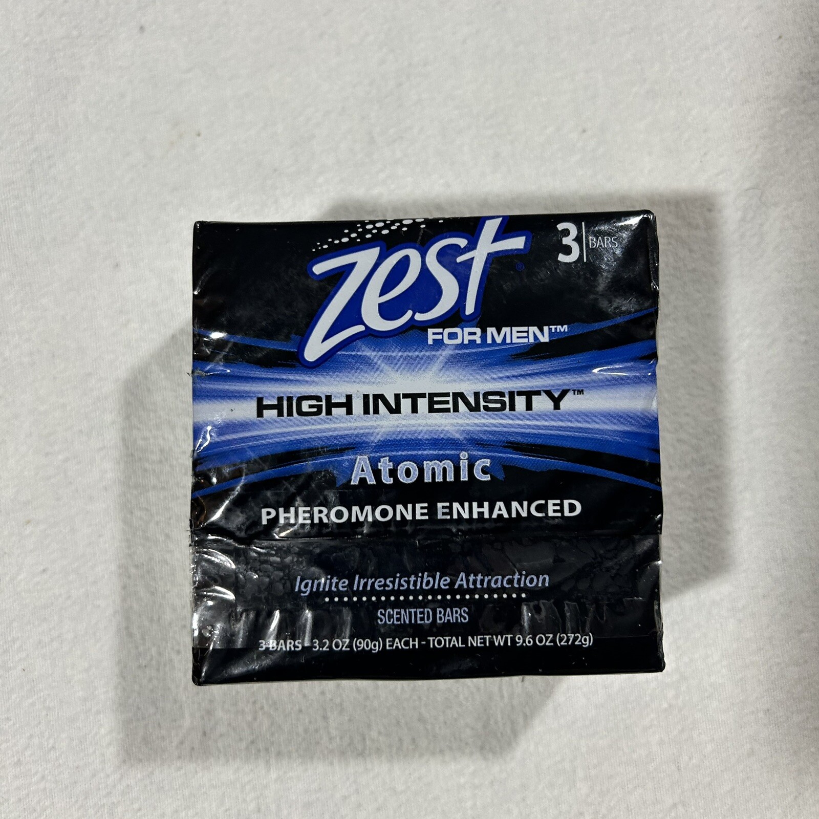 1 pack of 3 ZEST ATOMIC High Intensity Men Pheromone Enhanced Bars Soap ...