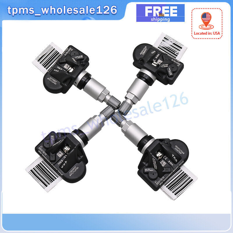 4PCS TPMS Tire Pressure Sensors 68487472AB For 2019-2021 Dodge ...