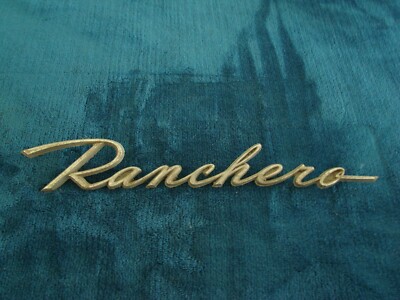 Vintage Original Ford Ranchero Fender Emblem Script Logo. | eBay