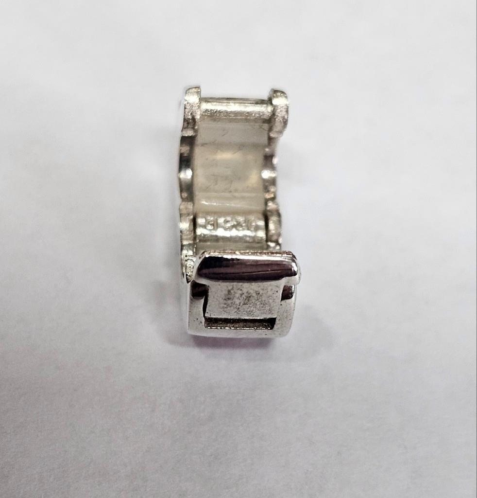 Chamilia PINK JEWELED Sterling Lock Bead with Swarovski Crystals 1483 ...