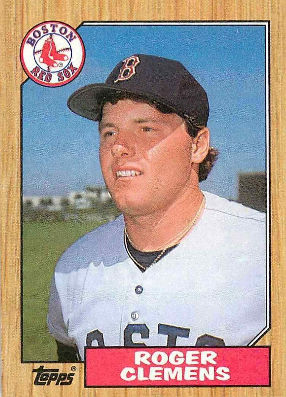 1987 ROGER CLEMENS Rookie Baseball Card Topps #340 MLB BOSTON CROMOS ...