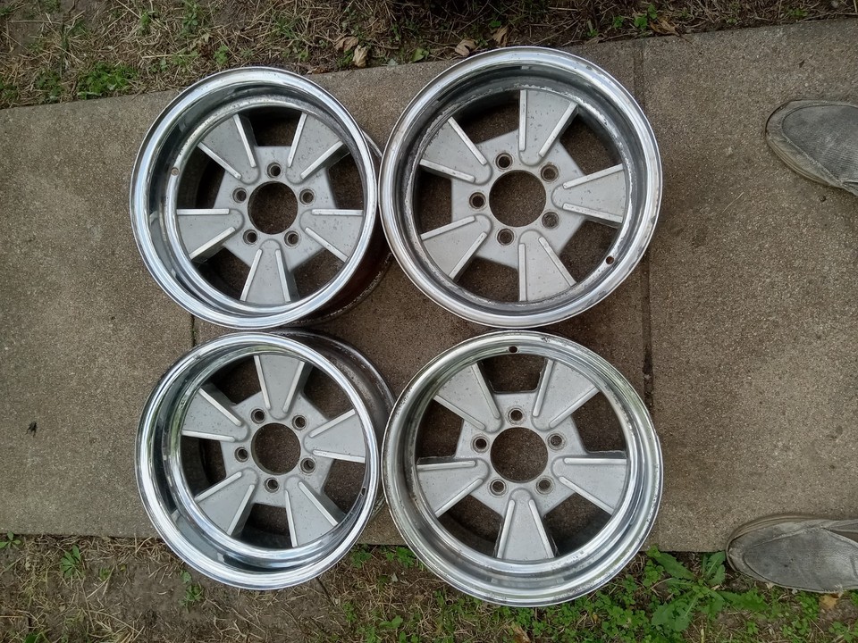 Vintage Fenton Hawk Wheels 14x6 5 on 4.75 GM CHEVY Nostalgia Hot Rod ...