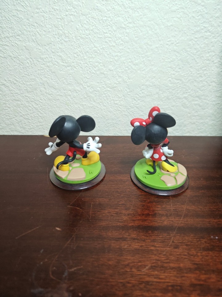 Disney Infinity 3.0 Mickey & Minnie Mouse Figures Bundle with Cards ...