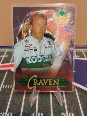 1996 Ricky Craven Wheels Crown Jewels Elite Nascar #18 Serial 169/599 ...