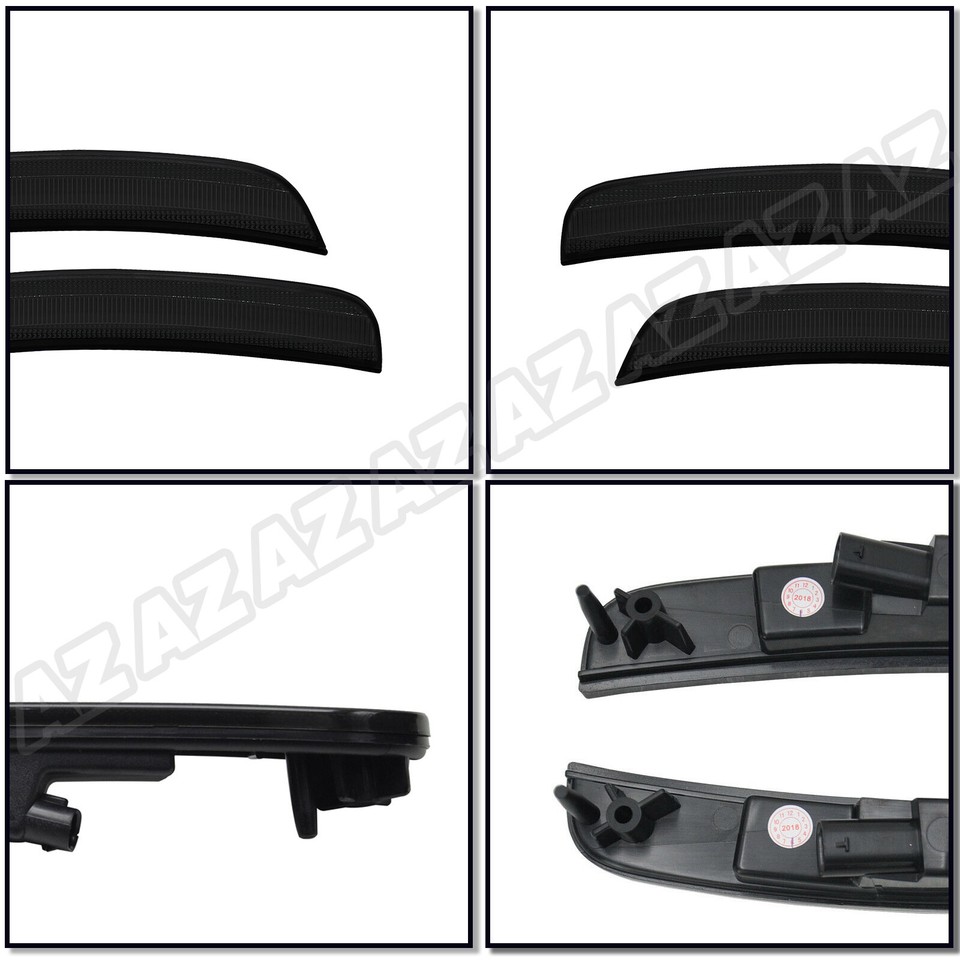 2X Amber LED Front Side Marker Light Smoke For Chrysler 300 2015-2022 ...