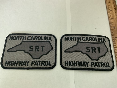 North Carolina SRT Highway Patrol size collectable Patch Set New and ...