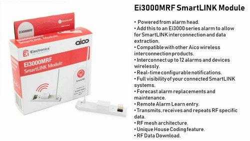 Aico Ei3016 Ei3014 Ei3000MRF Mains Optical Smoke Heat Alarm RF SmartLink Module | eBay UK