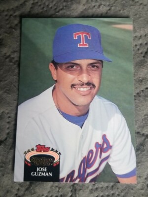 1992 Topps Stadium Club Jose Guzman #153 - Texas Rangers | eBay
