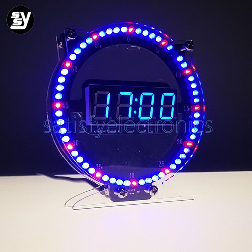 LED Fun Alarm Clock DIY Electronic Soldering Kit | eBay