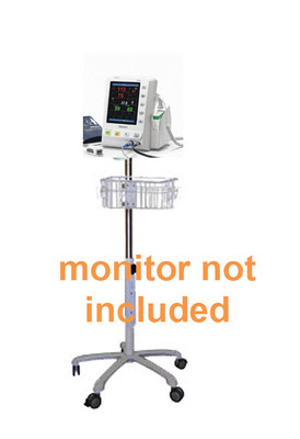 Rolling mobile stand for edan M3 M3b vital sign monitor (small wheel ...