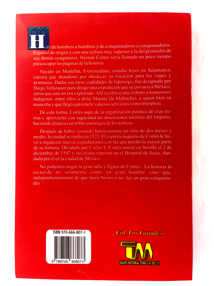 Hernán Cortés de Roberto Mares - Grupo Editorial Tomo - Spanish 18 | eBay