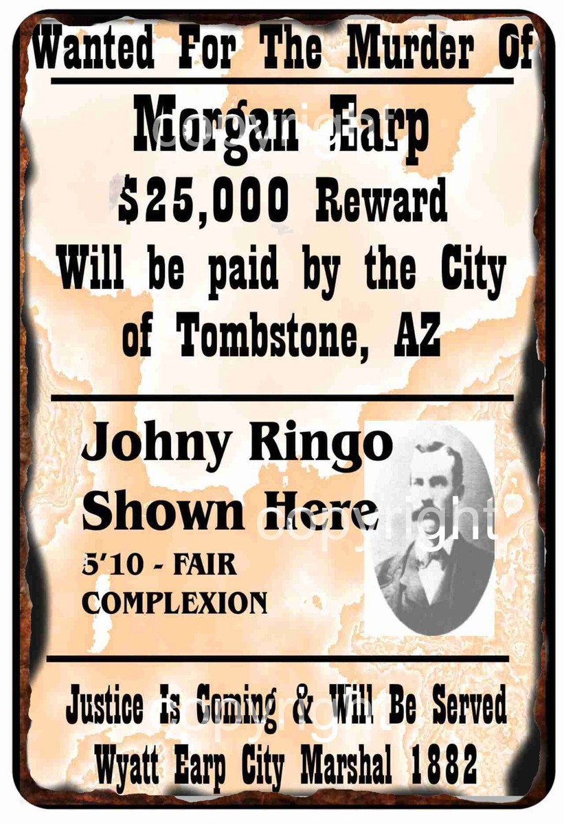 Johnny Ringo Wanted Poster