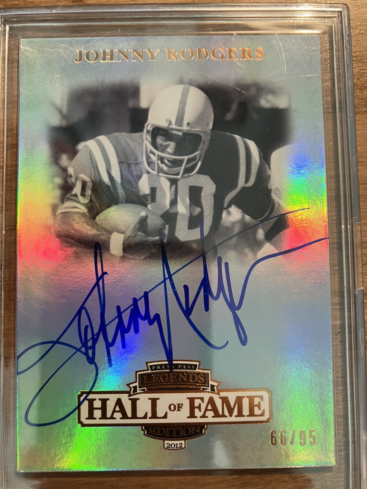 2012 Press Pass Legends Hall Of Fame Johnny Rogers Autograph | eBay