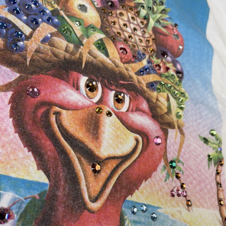 Vintage 80s Red Robin Burgers Restaurant Shirt Sz Large Rhinestone ...