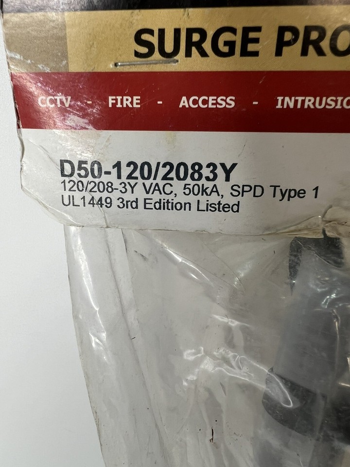 Ditek Zeus D 50 120/208 3 Phase Wye Surge Protector NEW SEALED FREE ...