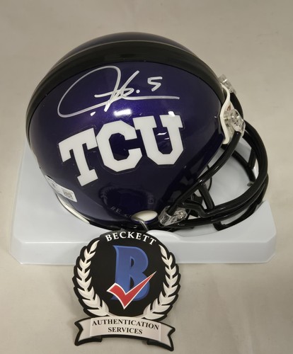 LaDainian Tomlinson Signed TCU Horned Frogs Mini Helmet Beckett Auto ...