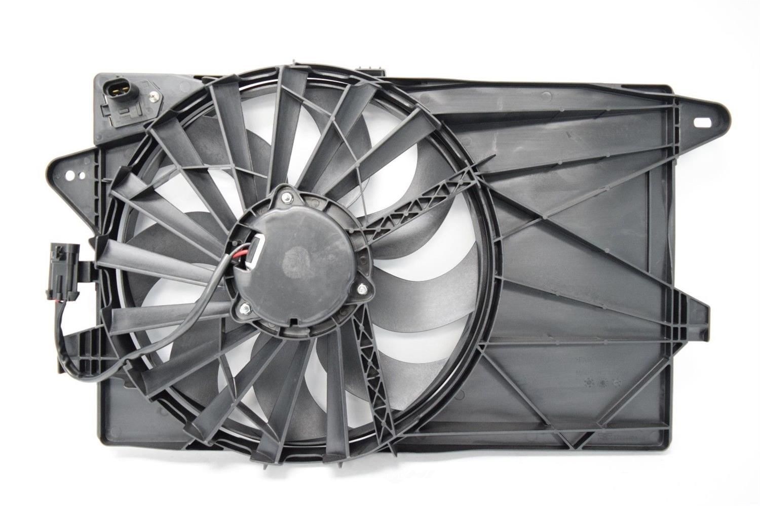 Dual Radiator and Condenser Fan Assembly Sunbelt Radiators fits 12-19 ...