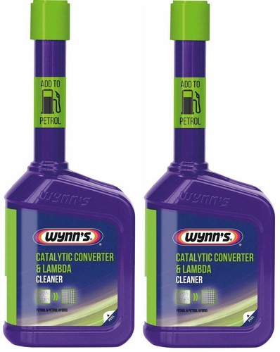 2x Wynns Catalytic Converter & Lambda Oxygen Sensor Cleaner Petrol ...