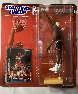 Kenner Starting Lineup 1998 NBA Dennis Rodman Chicago Bulls Action ...