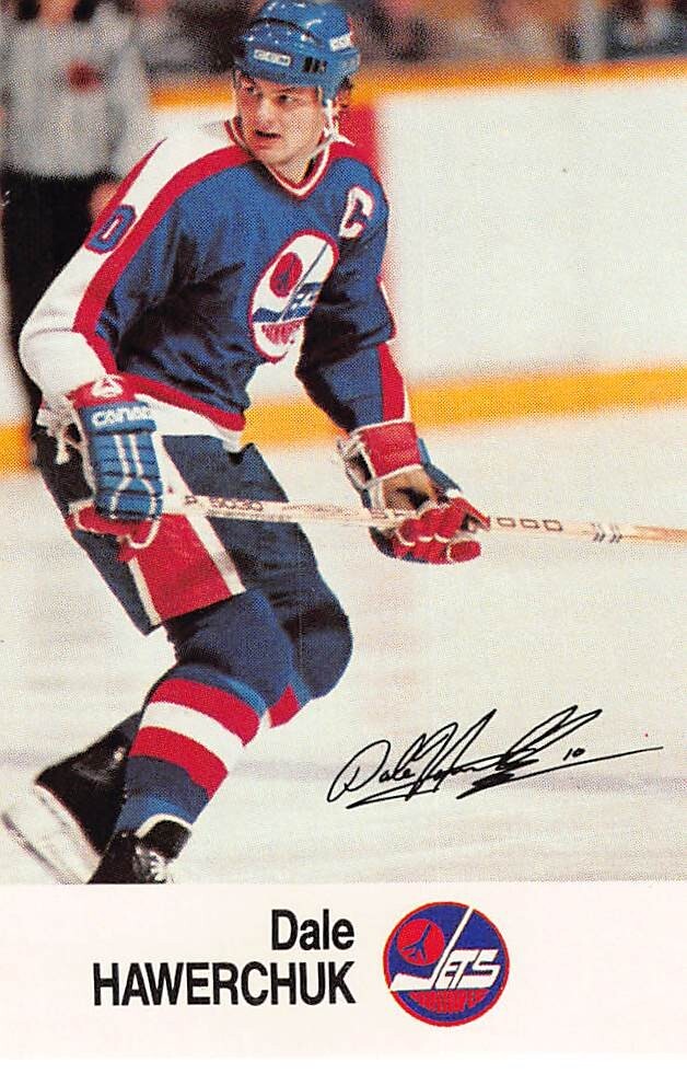 1988-89 Esso NHL All-Stars Dale Hawerchuk #44 NM/MT WINNIPEG JETS | eBay