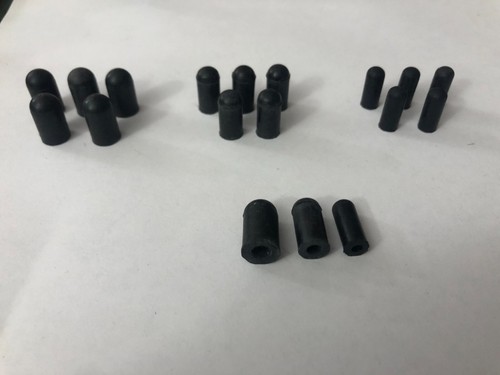 Rubber vacuum line caps,6 of each size 5/32,1/8,3/16,carburetors,vacuum ...