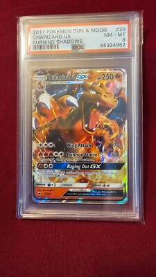 2017 Pokemon S & M Charizard GX #20 Burning Shadows PSA 8 | eBay