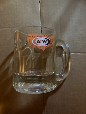 Vintage A&W Root Beer Mug Original Rare size 7 oz. 4.25" tall Logo In ...