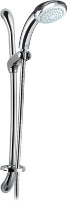 Mira Logic Shower Kit 4 Spray Handset 1.25m Hose Slide Bar Chrome 2. ...