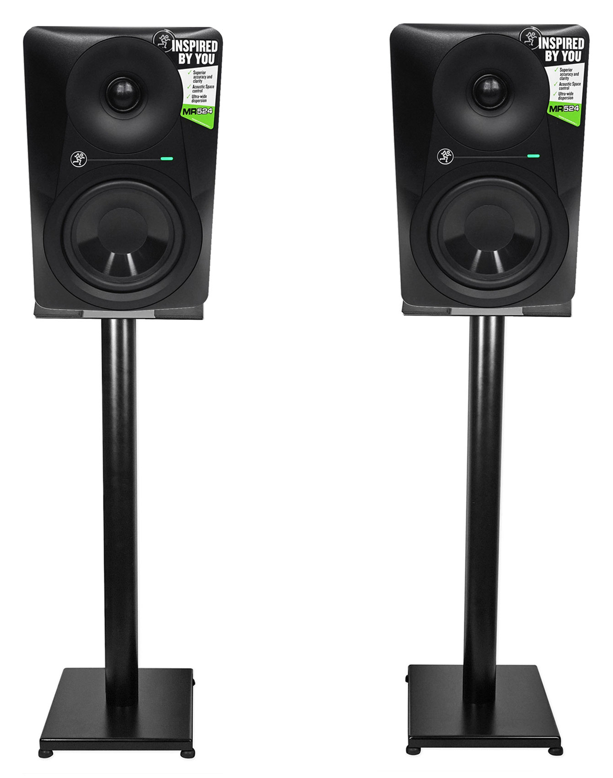 Par de altavoces de monitor de estudio activos Mackie MR524 de 5 ...