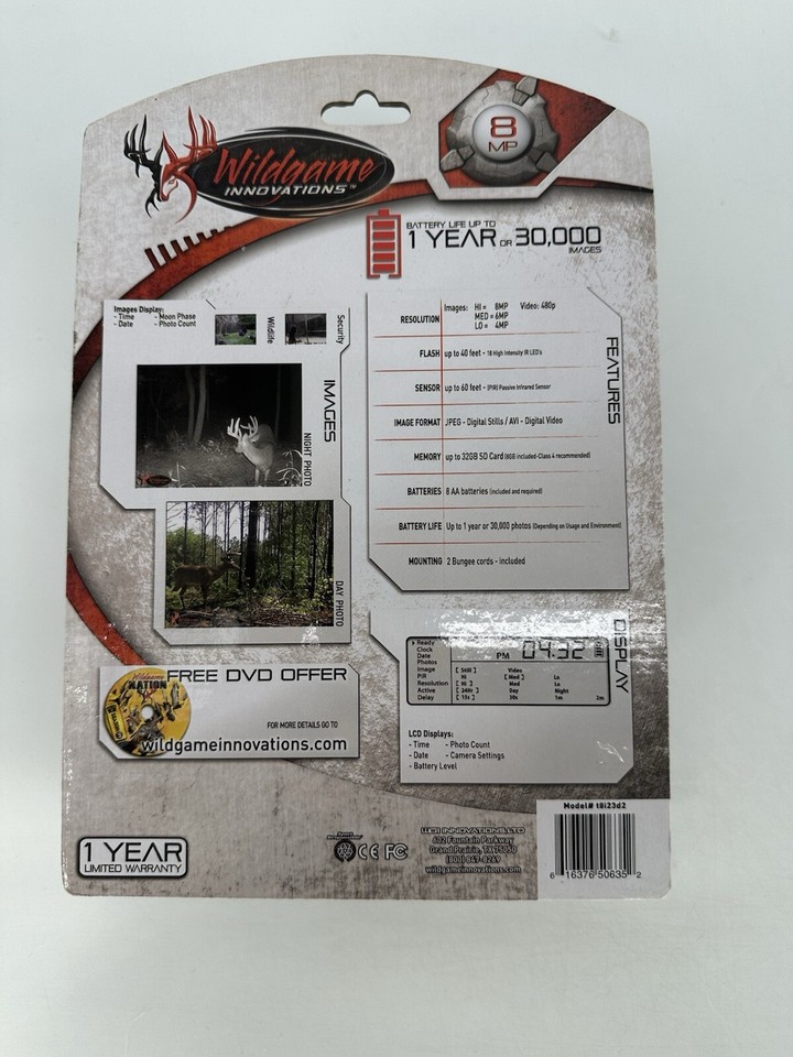 Wildgame Innovations Blade X8 Trail Outdoor Camera Model T8i23d2 NEW | eBay