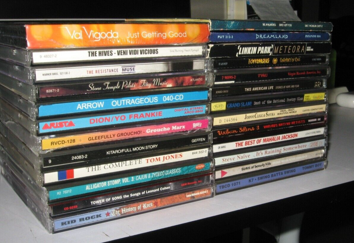 LOT of 25 CD ALL GENRE-Rock,World,Spoken Word,Gospel... 75678287121 | eBay