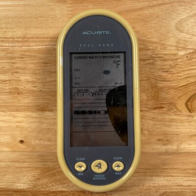 AcuRite Pool Hawk 00617HDSBA2 Gray Floating Pool & Spa Thermometer For ...