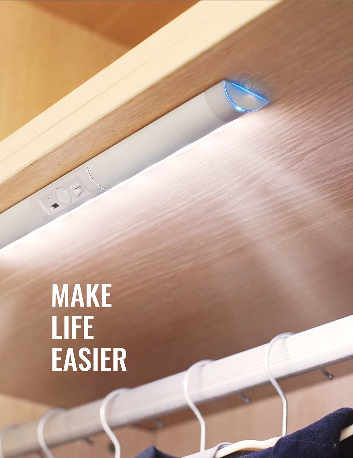 Automatic Closet Light Motion Sensor Lighting With Eyeprotection Design ...