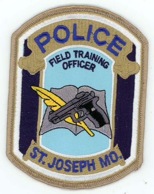 MISSOURI MO ST JOSEPH POLICE FIELD TRAINING OFFICER FTO SHOULDER PATCH ...