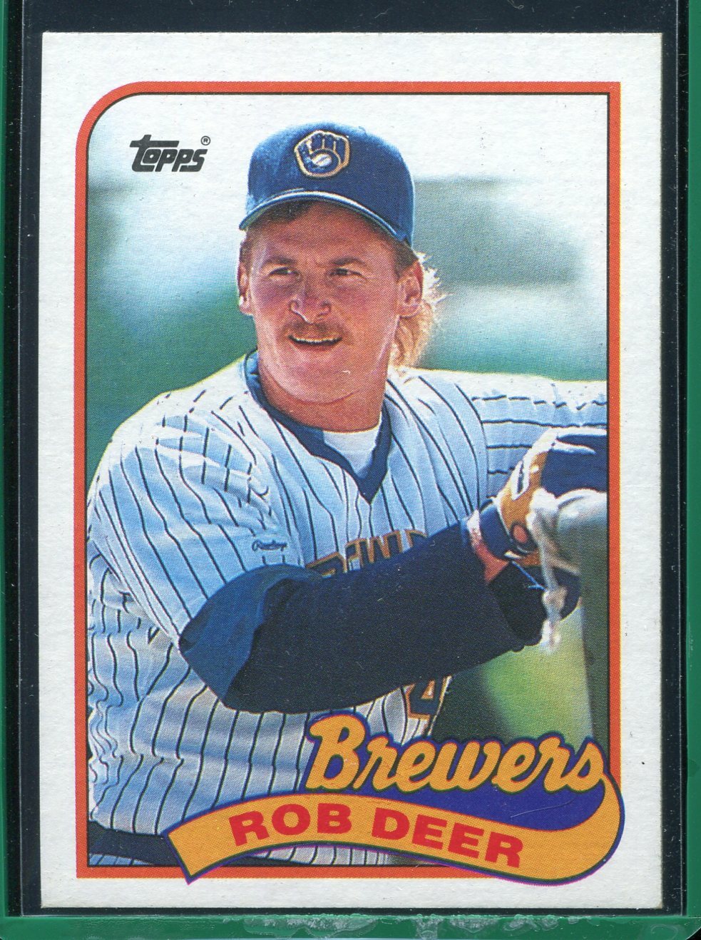 89 Topps Baseball Rob Deer #364 Milwaukee Brewers Outfield | eBay