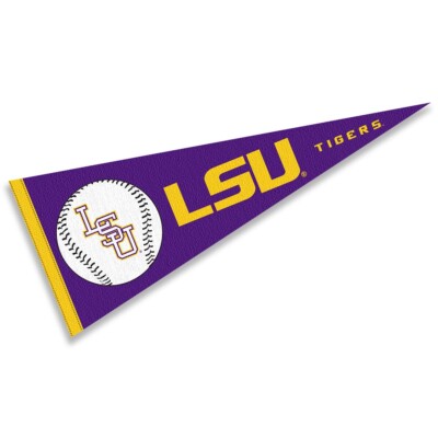 Louisiana State LSU Tigers 12 in X 30 in Baseball Pennant | eBay
