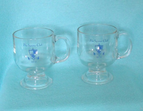 Pair of 1979 "The Squires Club' Mugs | eBay