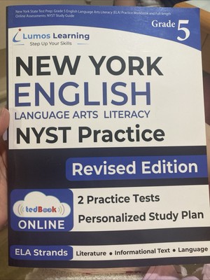 New York State Test Prep: Grade 5 English Language Arts | eBay