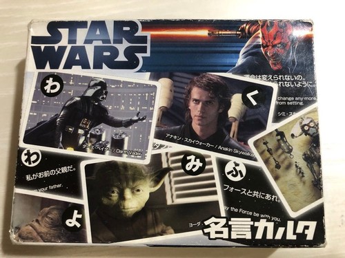 Star Wars Quotes Karuta Card Game New Sealed Rare Obi-Wan Collectible ...