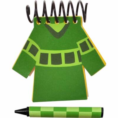 Handcrafted GREEN SHIRT Handy Dandy Notebook | eBay