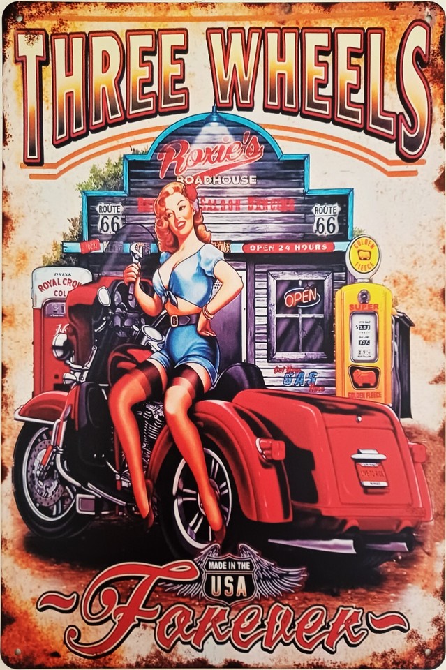 Quality Metal Tin Sign 20x30 Large vintage retro garage bar man cave ...