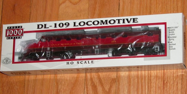HO Scale Proto 1000 Dl-109 Gulf Mobile and Ohio #270 by Life-Like for ...