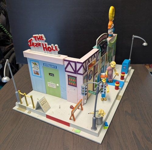 The Simpsons - WORLD OF SPRINGFIELD, MAIN STREET, 100% Complete, 2002 ...