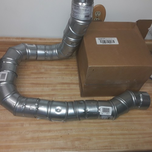 6 New 90 Degree 3" Double Wall Adjustable Elbow Exhaust Gas Vent ...