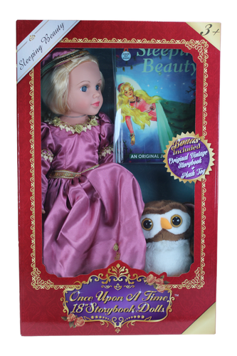 Deluxe Once Upon a Time Sleeping Beauty Storybook Doll Set Dazzleworks ...